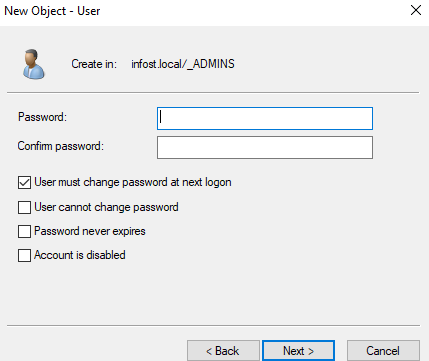 Configuring On-Premises Active Directory Deployed Locally | Home